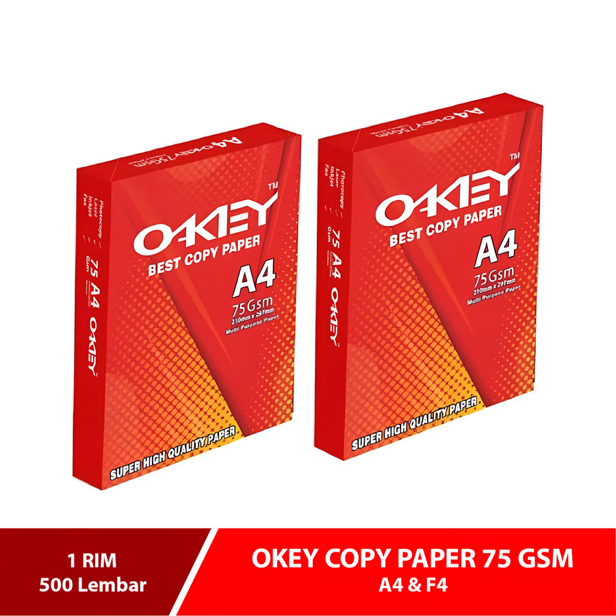 Hvs Okay A4 Paper 75 Grams/1 Ream 500 Sheets/Photocopy Printing Paper ...