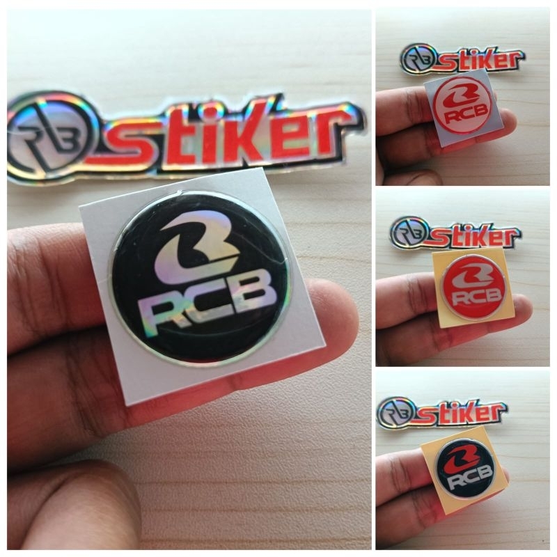Embossed rcb racing boy caliper emblem Sticker | Shopee Philippines