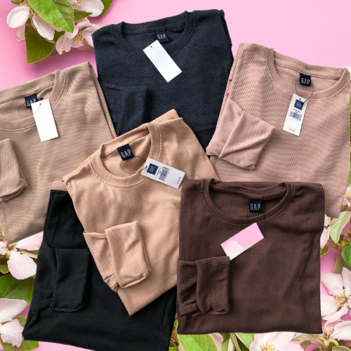 Ready 50 COLOR VARIANTS OF NEW KOREAN STYLE WOMEN'S RIB CLOTHES CAN ...