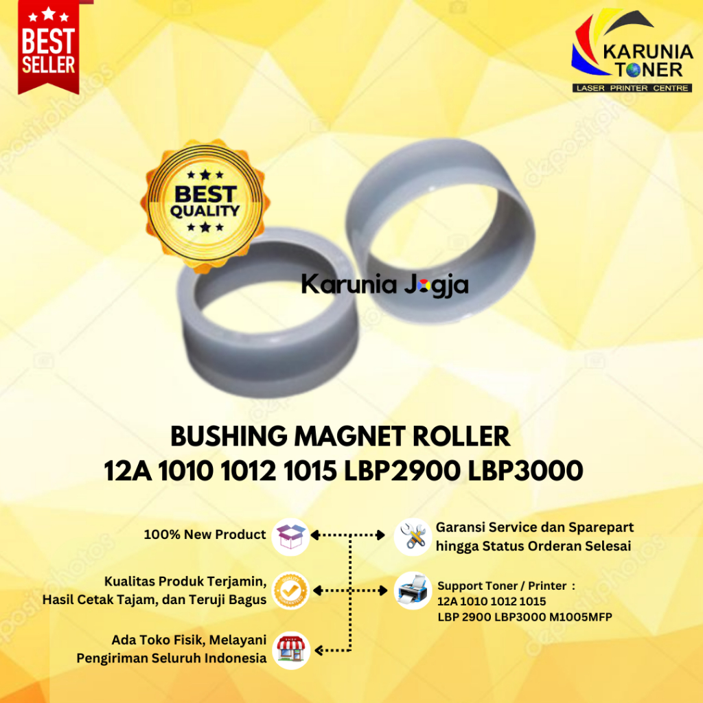 Hp Laserjet 12A CRG303 FX-9 LBP2900 Roller Magnetic Bushing | Shopee ...