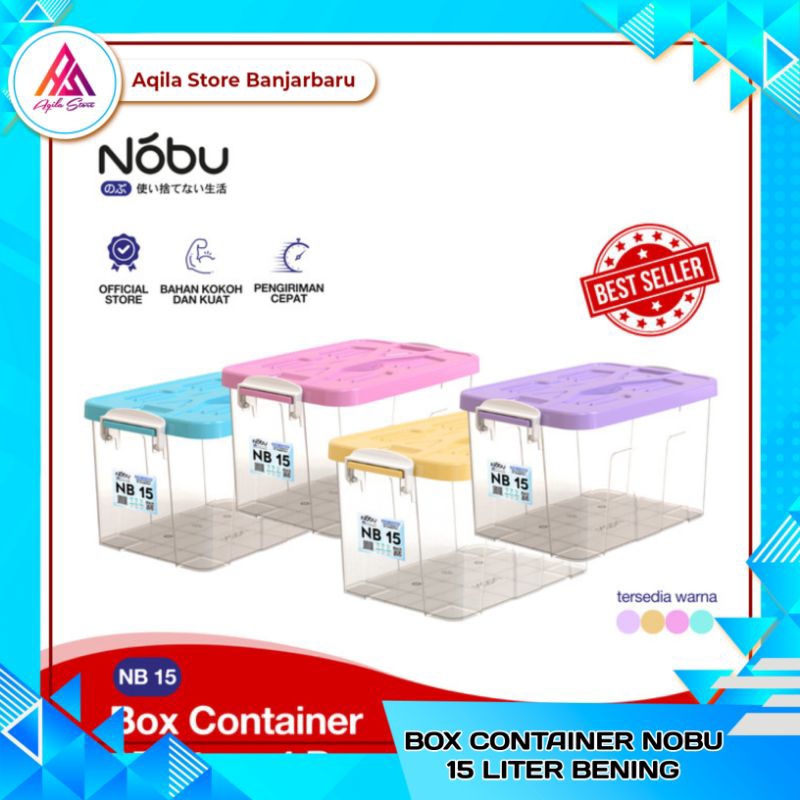 Nobu 15 Liter Container Box / Nobu Smart Storage Container Box 15L / 10 ...