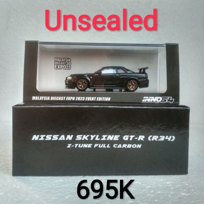 Mini Scale 64 Inno Nissan Skyline GTR R34 Z Tune Full Carbon Malaysia ...