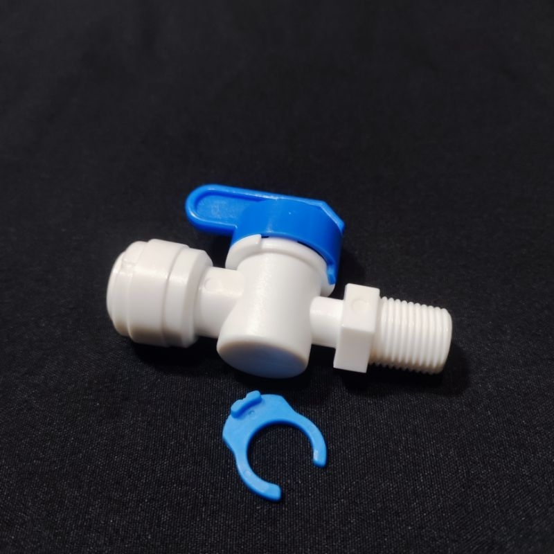Stop faucet Ro Drat 1/4 X 3/8 Tubing ( fitting Ro reverse osmosis ...