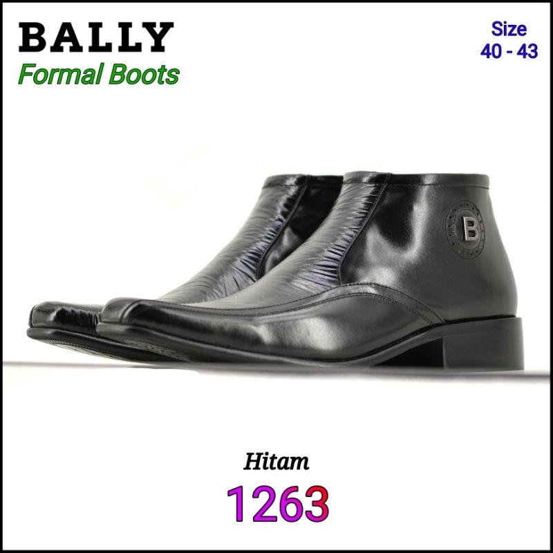 Bally 1263 Genuine Leather Men's Formal Boots | Shopee Philippines