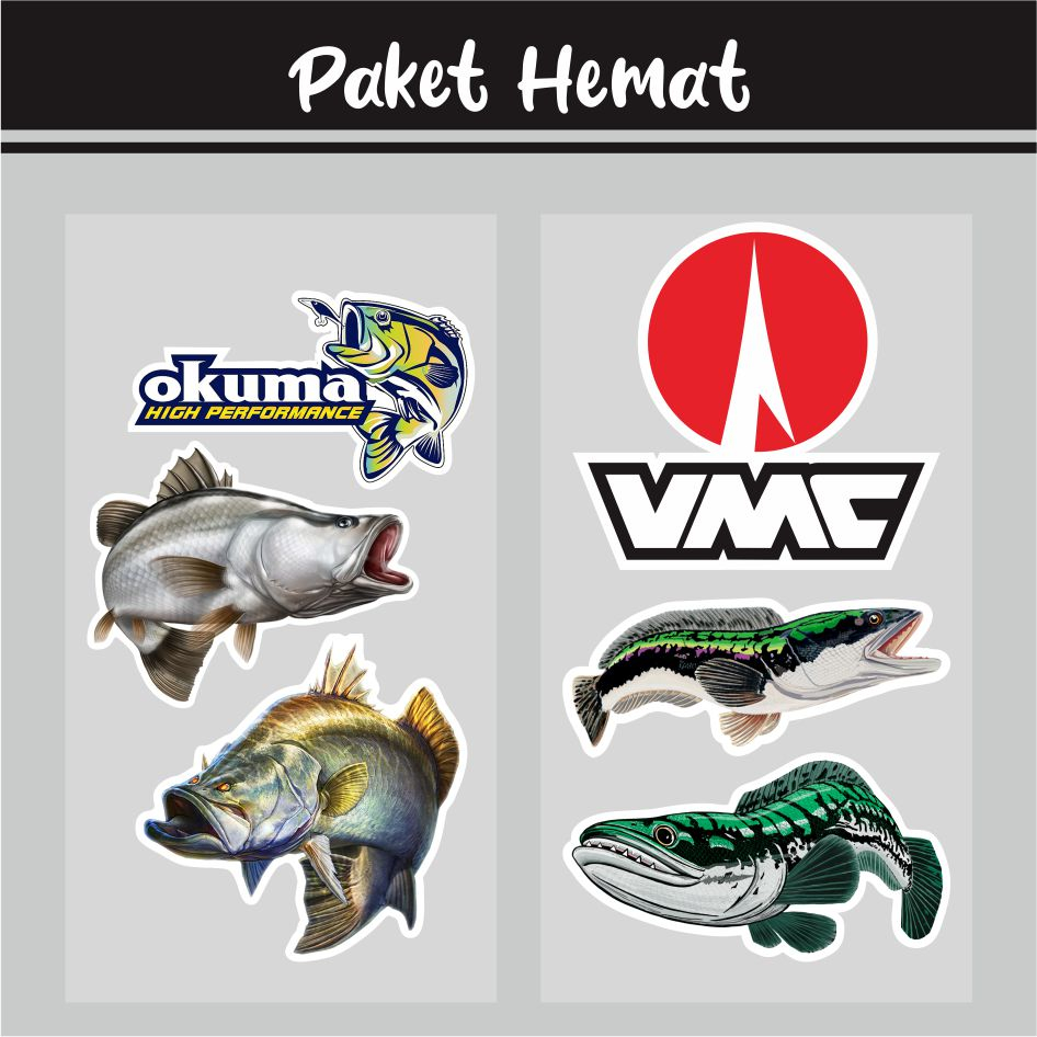 Wahoo Pelagick Fishing Cutting Sticker | Fishing Brand Stickers for ...