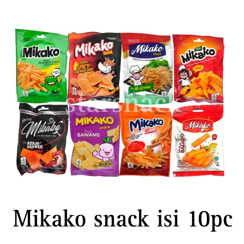 Mikako snack chips contain 10 pcs | Shopee Philippines