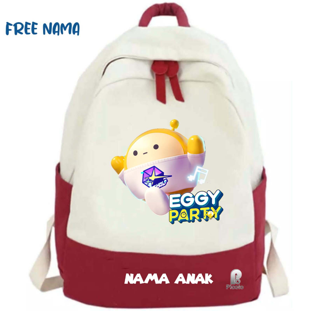 School Children's BACKPACK BACKPACK With EGGY PARTY UNISEX GAME ...