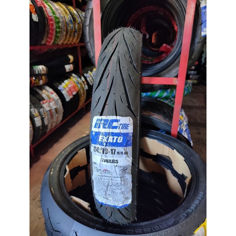 Tire IRC RX01 EXATO NF67 80/80-17 90/80-17 100/80-17 110/70-17 120/70 ...