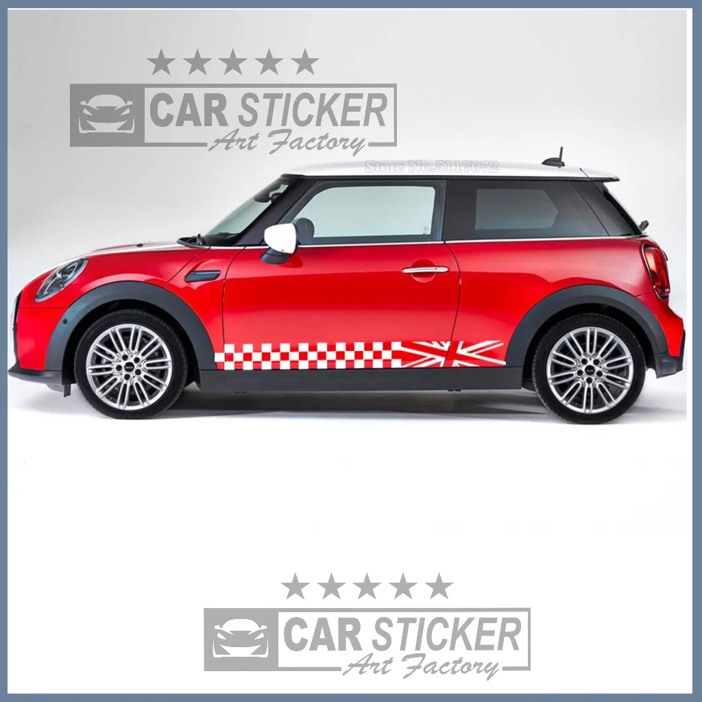 Mini cooper Car Sticker mini cooper Variation list Sticker | Shopee ...