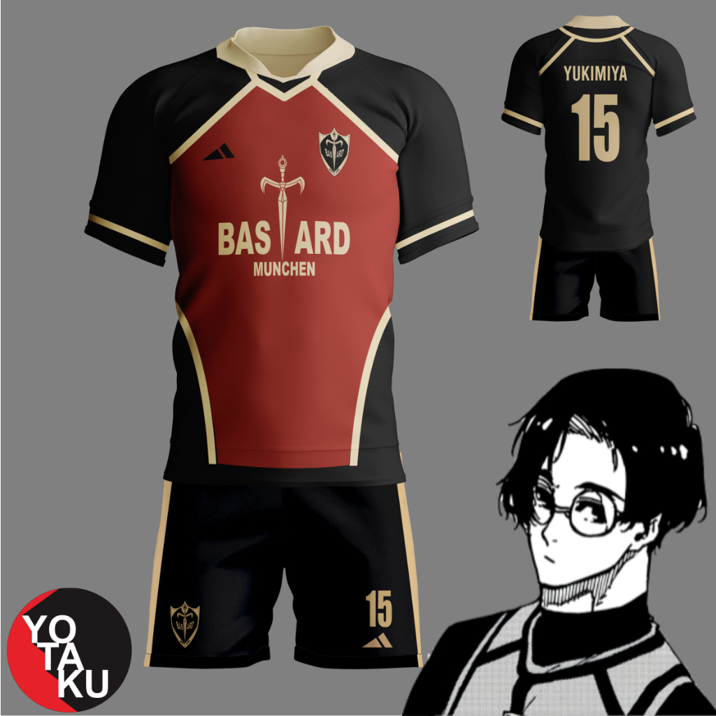 Blue Lock Kenyu Yukimiya Bastard Munchen Cosplay Anime Jersey Full Set ...