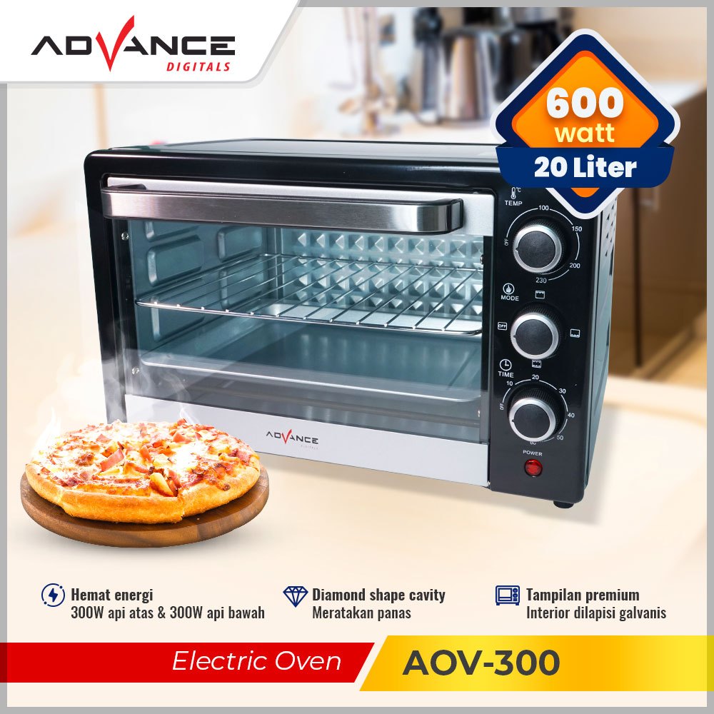 Advance Electric Oven 20L 600W Low watt +Rotisseris SET 360 Rotates ...