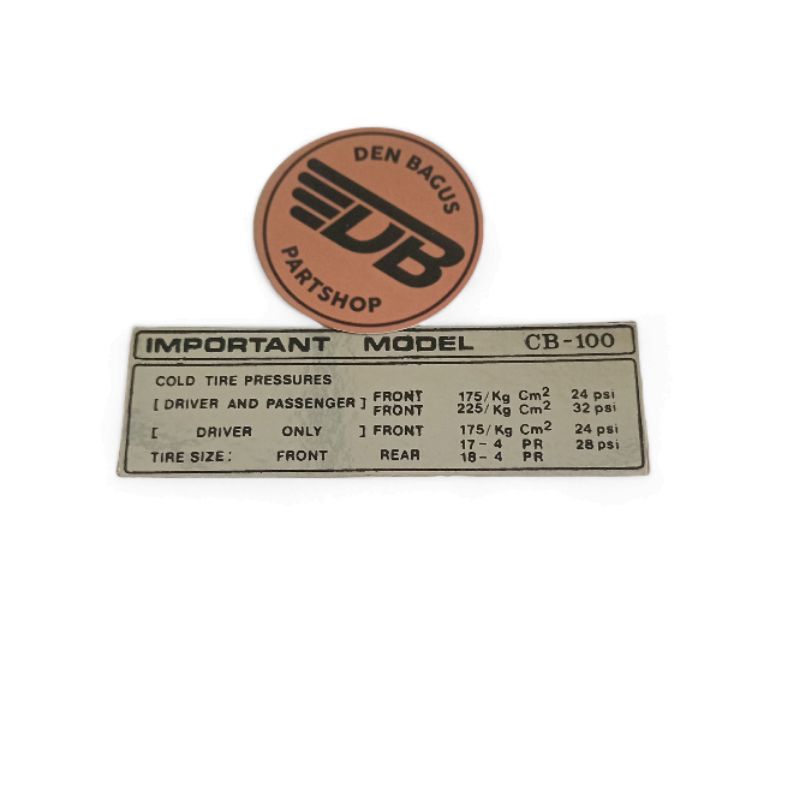 Sticker LABEL STRIPING LIS LISS DECAL COMPLETE DETAILS IMPORTANT MODEL ...