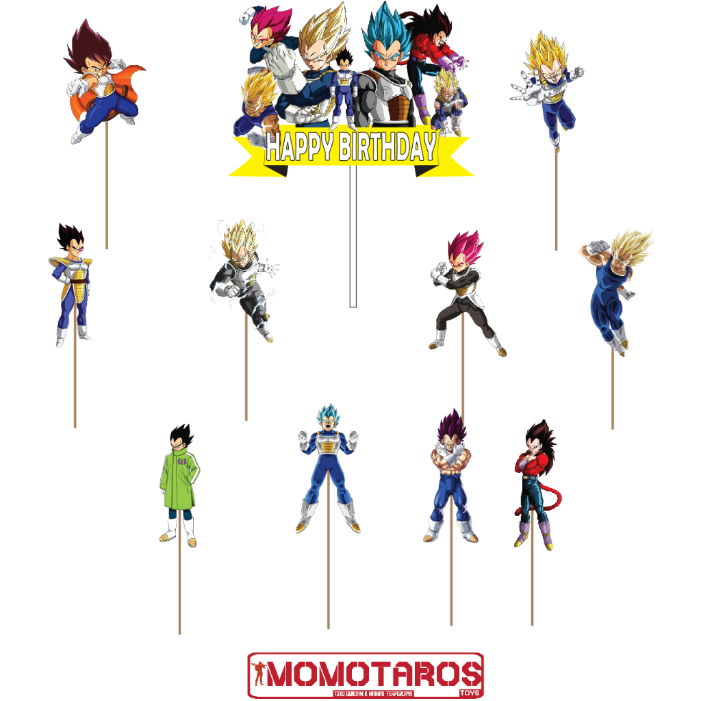 Vegeta solo dragon ball cake Topper | Shopee Philippines