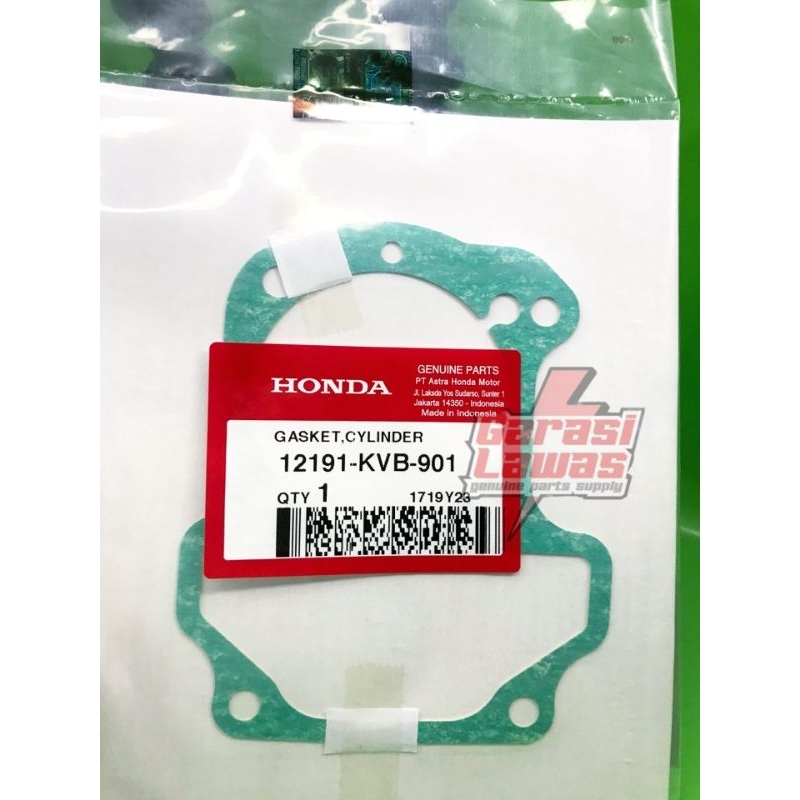 MESIN 12191-kvb-901 cylinder Gasket original AHM Honda Vario perpak Engine Block Bottom original ...