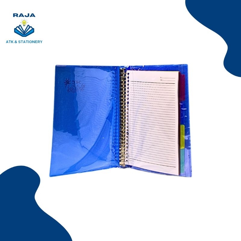 Binder Note A5 Blue File Folder | Shopee Philippines