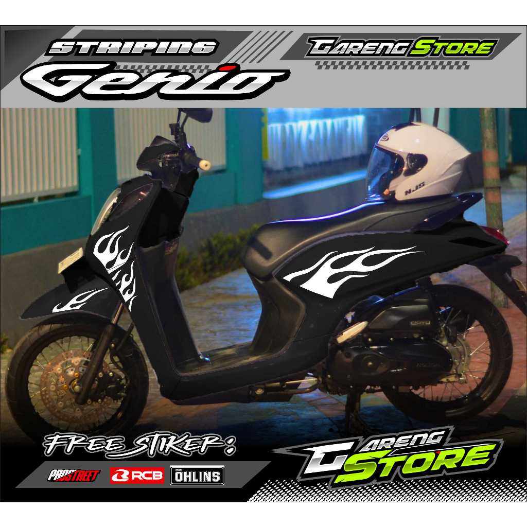 Striping Motorcycle Variations HONDA GENIO DESIGN API/STICKER LIST ...