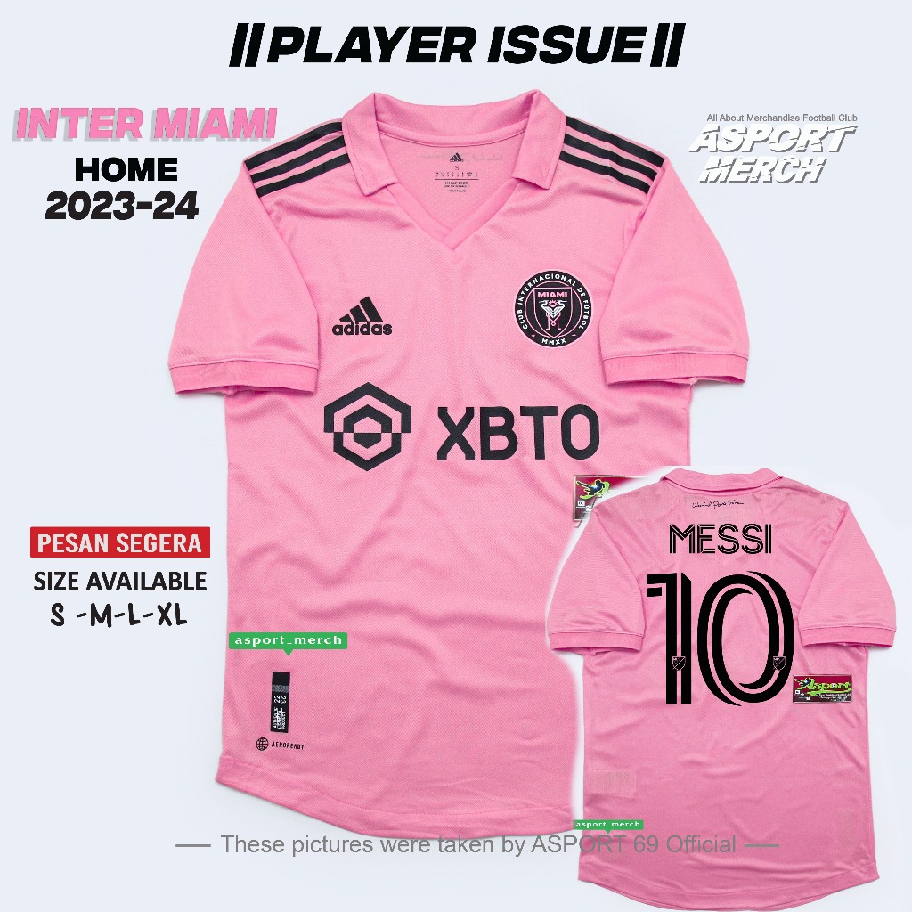 Player ISSUE MIAMI HOME JERSEY INTERMIAMI 2023 2024 PI | Shopee Philippines