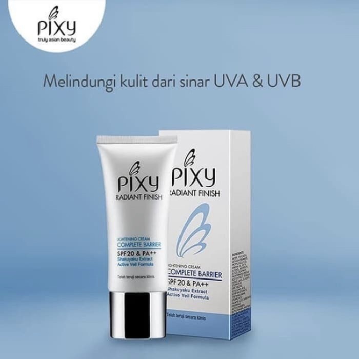 Pixy RADIANT FINISH LIGHTENING CREAM COMPLETE BARRIER 50g (Blue) | Shopee Philippines