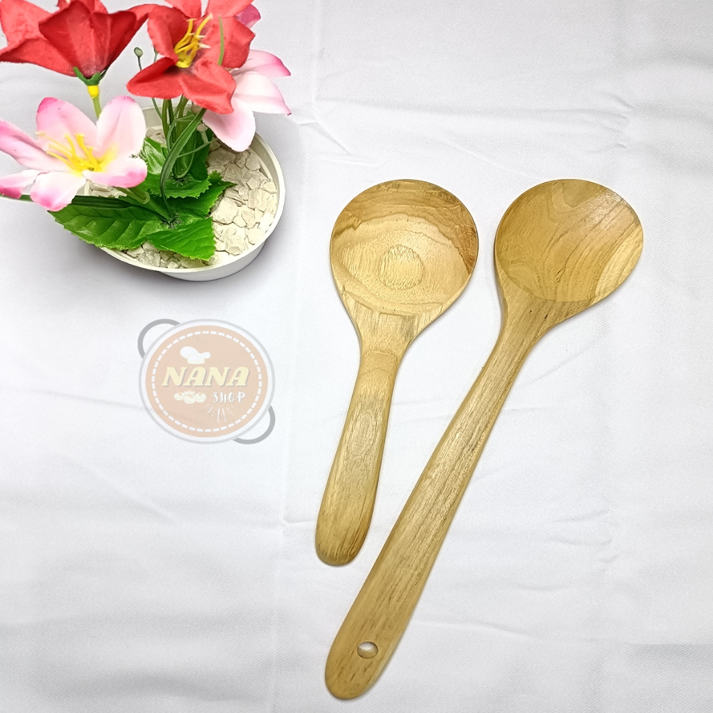 KAYU Old fashioned Premium wooden ladle | Shopee Philippines