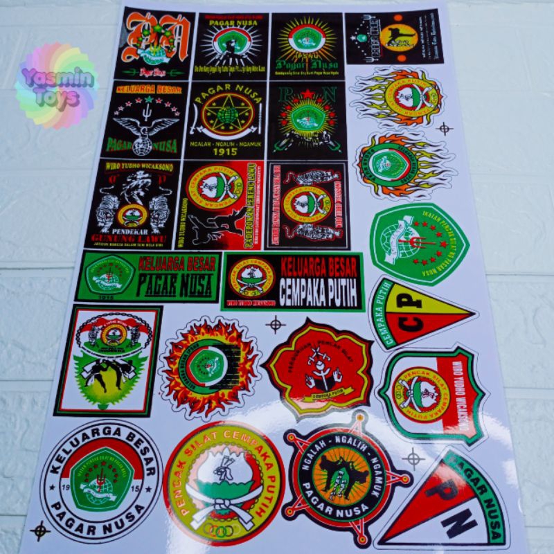 PSHT STICKER / PAGARNUSA PER SHEET CONTAINS 24 PCS | Shopee Philippines