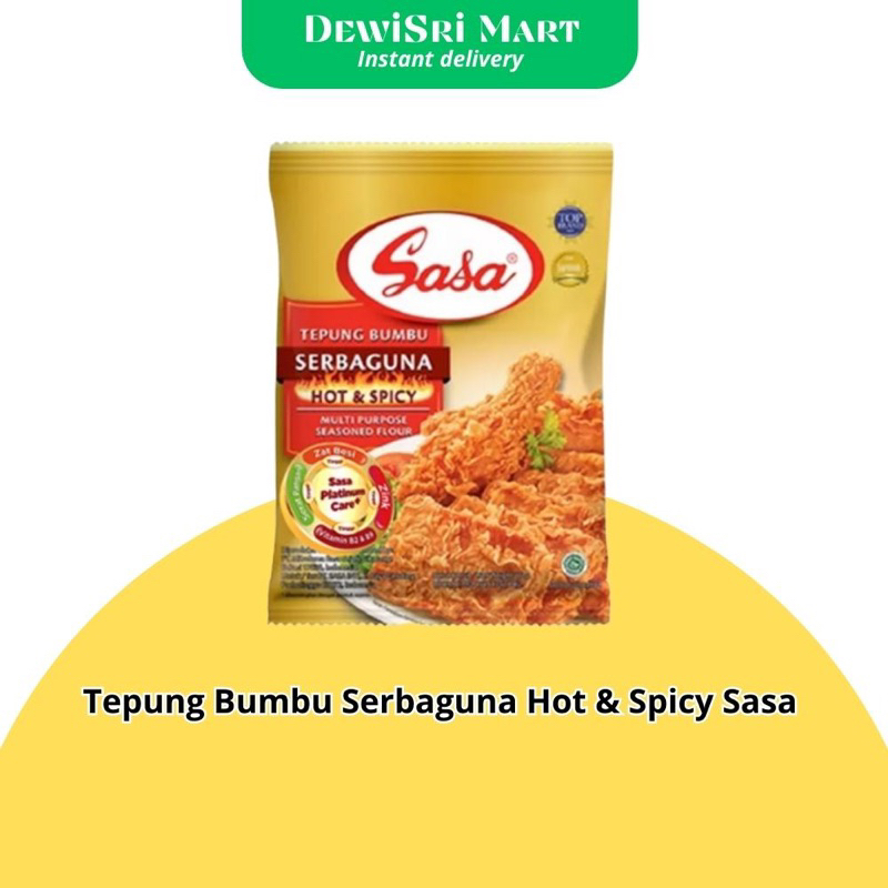SASA Hot & Spicy All-Purpose Seasoning Flour - Dewi Sri Mart | Shopee ...