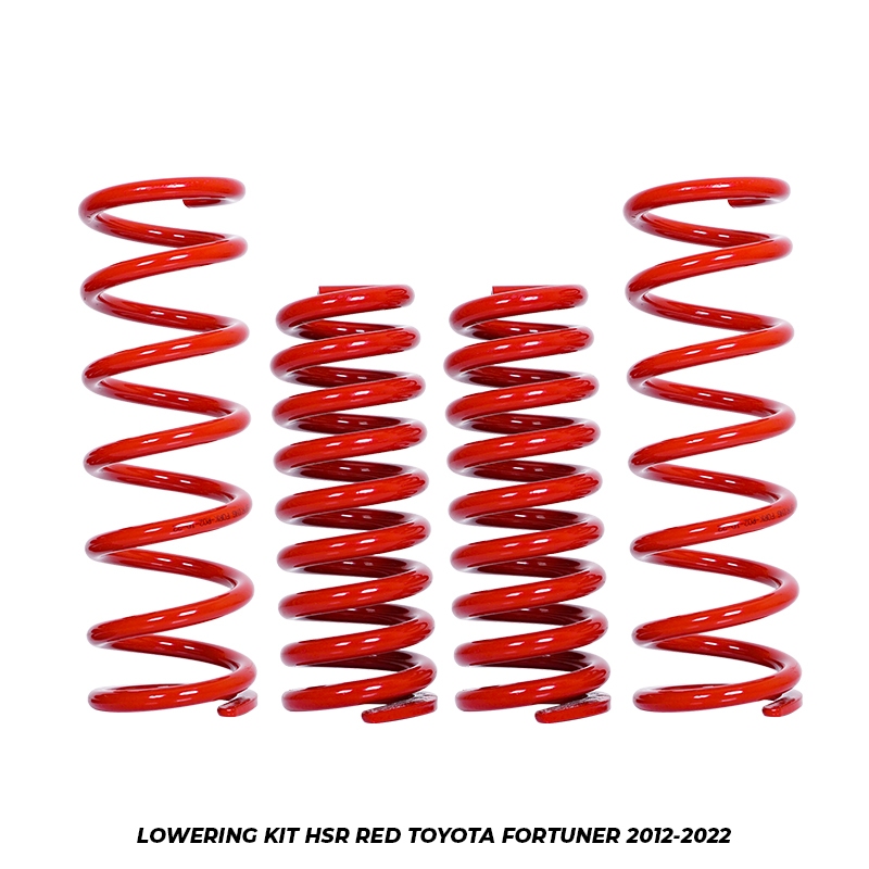 MERAH Lowering Kit FORTUNER HSR Red Color Toyota FORTUNER 2012-2022 ...
