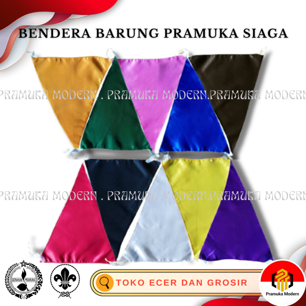 Scout barung flag 10 complete colors / Alert barung flag / Alert scout ...