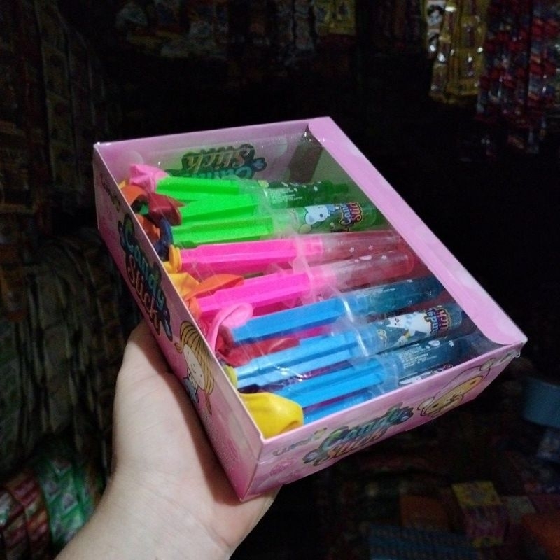 Candy/jely Candy stick price for 1 box contains 30 pics | Shopee ...