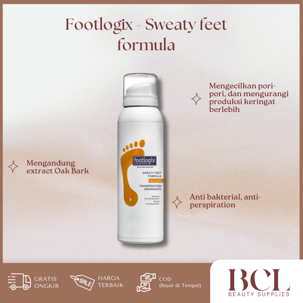 Sweaty Feet Formula Footlogix Professional - 125ml | Shopee Philippines