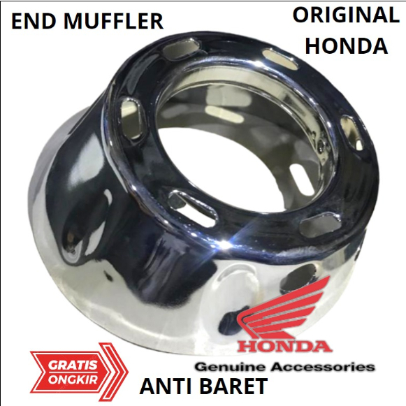 End MUFFLER CHROME VARIO Mio END MUFLLER EXHAUST FUNNEL Tsukigi Mio CMS ...