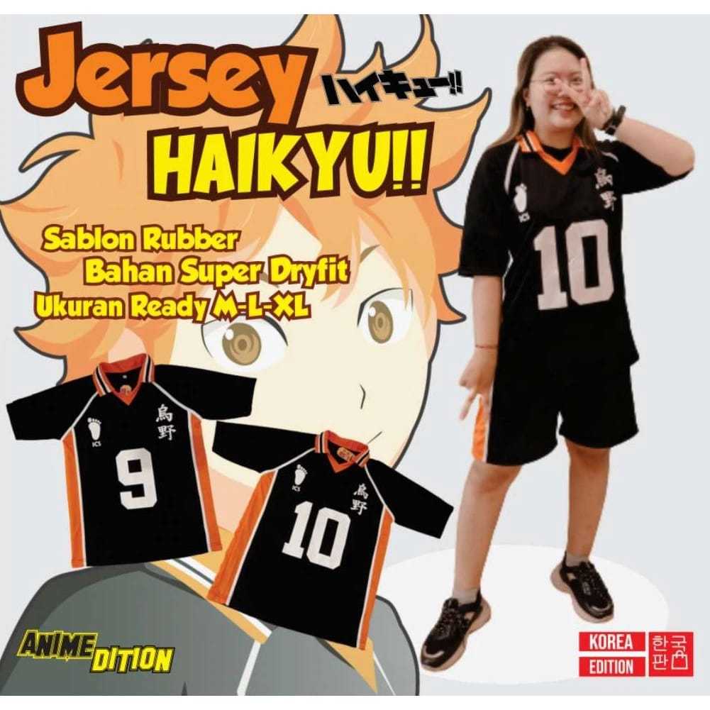 Haikyu Jersey!! Nishinoya Yu Kageyama Tobio and Hinata Shoyo No. 1 4 9 ...