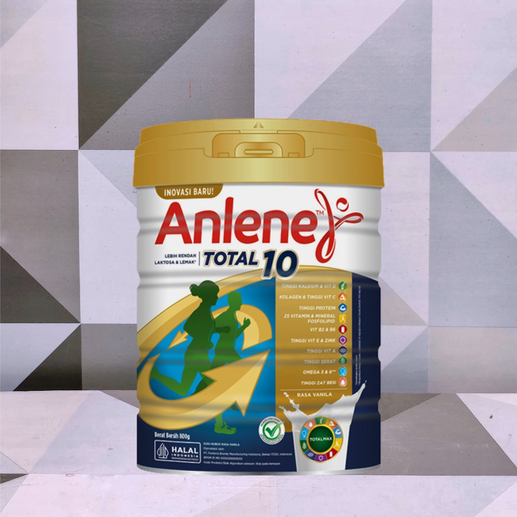 Anlene Total 10 Vanilla Adult Milk Powder 800g (EXP Long) | Shopee ...