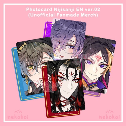 Photocard NIJISANJI EN Luxem Noctyx New Costume Vox Akuma Mysta Rias ...