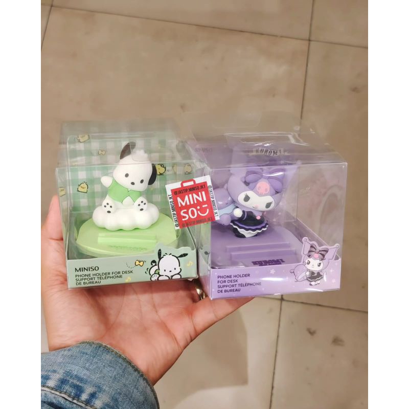 Miniso x SANRIO Phone Holder SANRIO Character Kuromi/Pochacco | Shopee ...