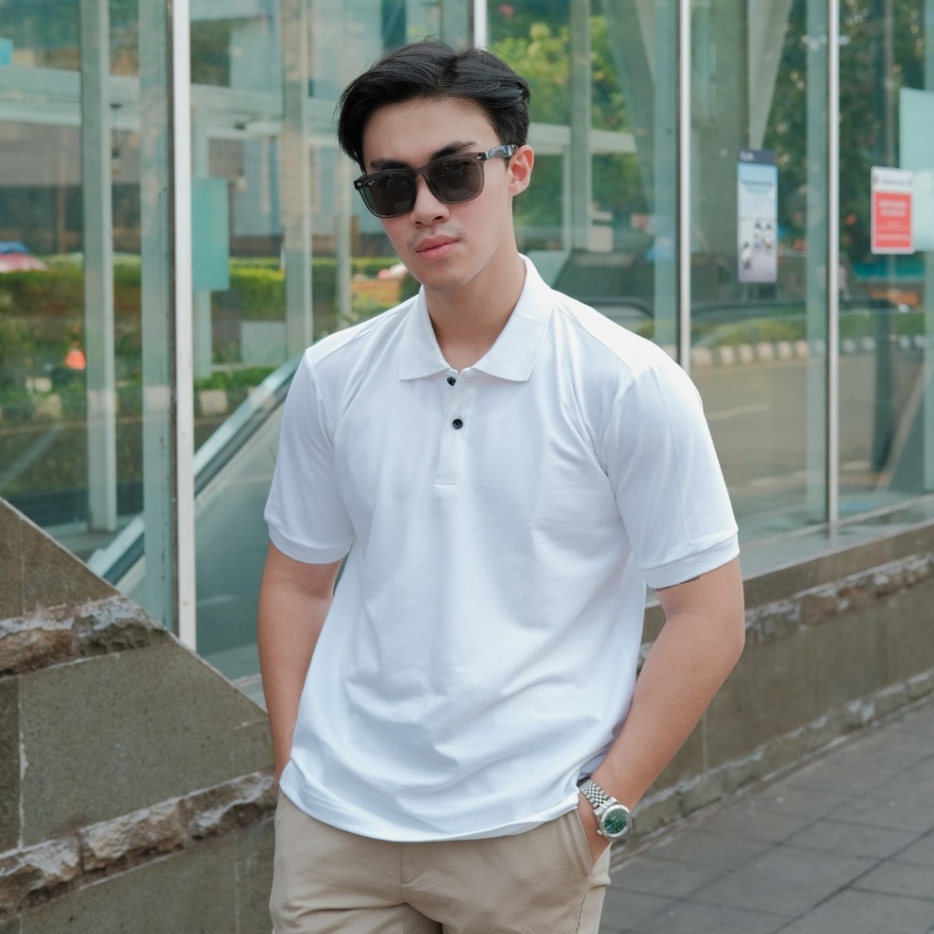 Btx - Polo Shirts Men Exclusive Kalya White | Shopee Philippines