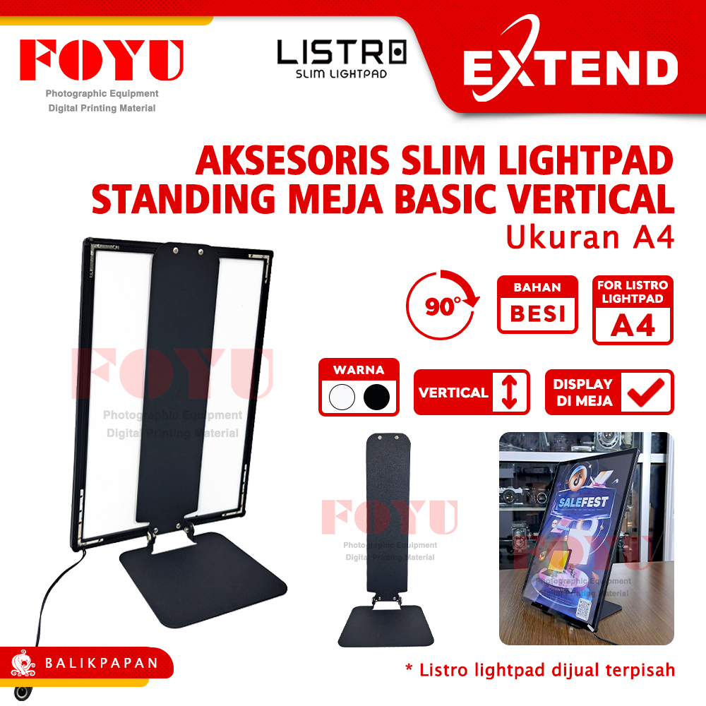Listro Slim Light Pad Accessories, A4 Basic Vertical Table Standing ...