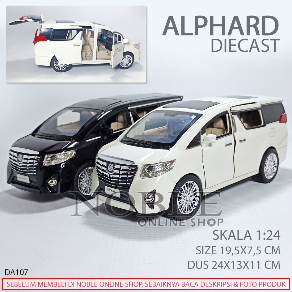 REPLIKA 1:24 SCALE ALPARD CAR DIECAST MINIATURE REPLICA SIMULATION ...