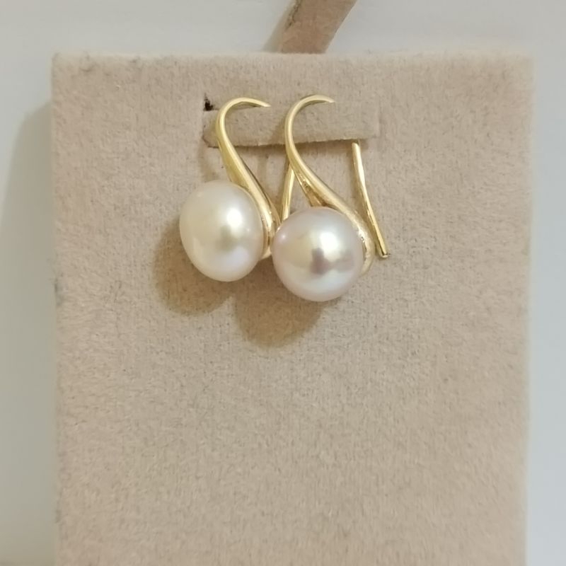 PUTIH Super White Freshwater Pearl Stud Earrings | Shopee Philippines