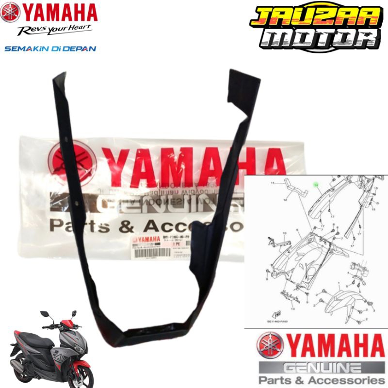 Aerox 125 BE1-F163A-0 Rear Fender Connection COVER ORIGINAL YAMAHA ...