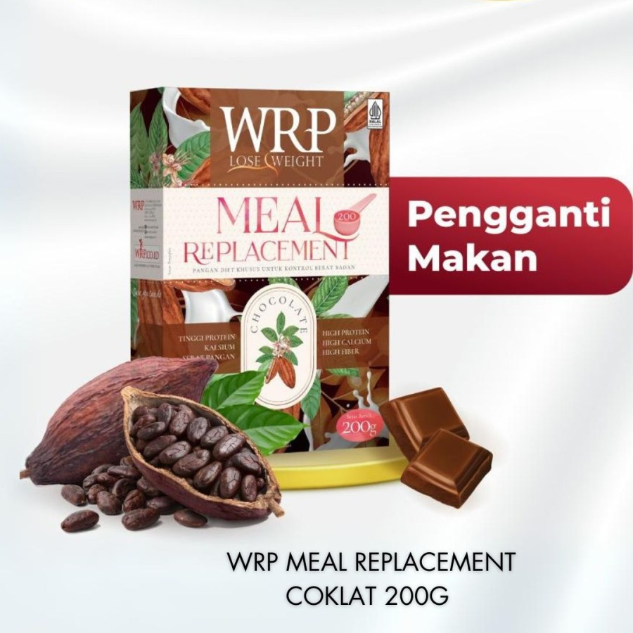 Wrp MEAL REPLACEMENT CHOCOLATE 200G - MEAL REPLACEMENT Milk | Shopee ...