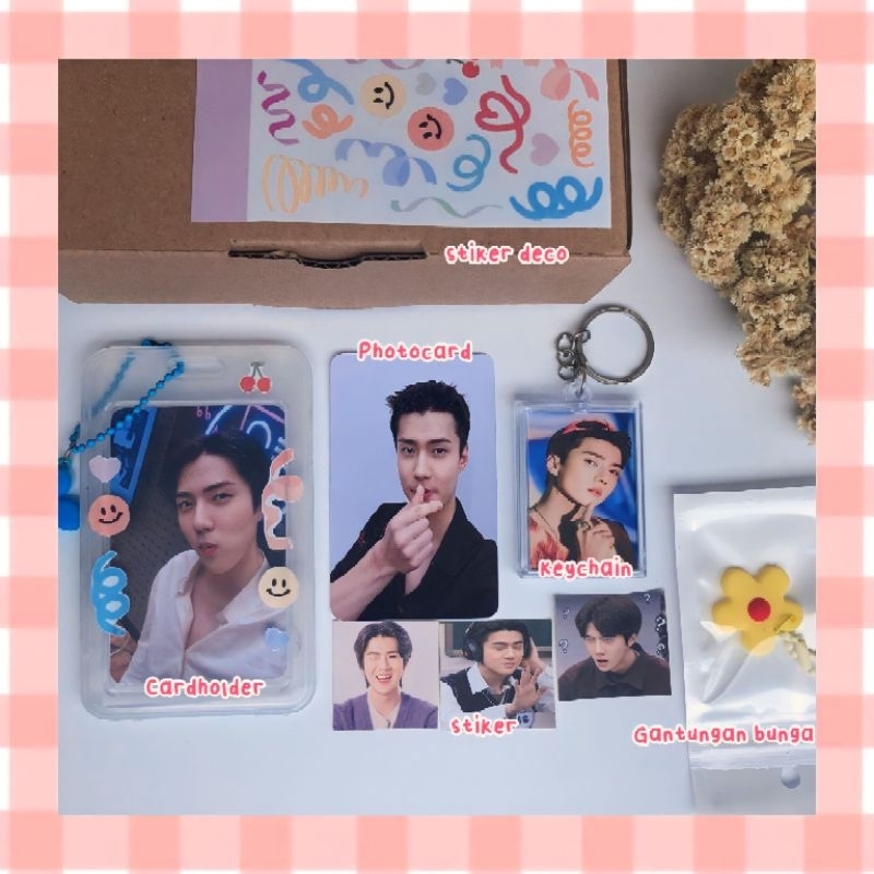 Exo fankit box, photocard holder, deco Sticker, Acrylic | Shopee ...