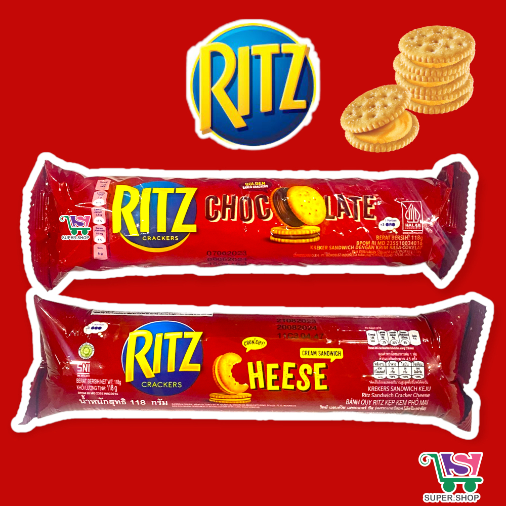Ritz Sandwich Cracker Cheese Krekers Cheese 118 Gram Biscuit | Shopee Philippines