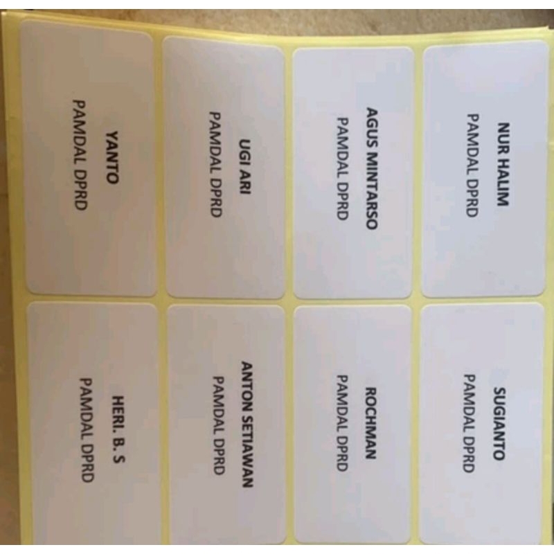 Print INVITATION GUEST NAME LABEL | Shopee Philippines