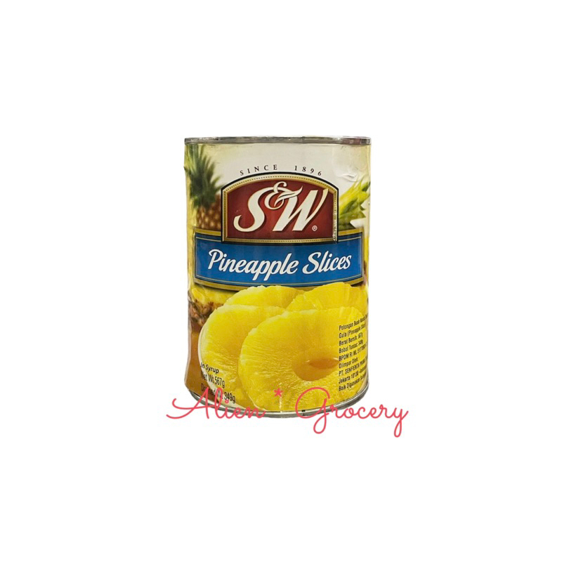 S&w SW Pineapple Slice Canned Pineapple 567gr | Shopee Philippines