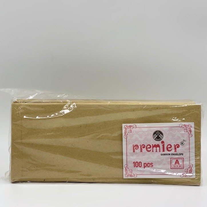 Samson A PREMIER Small Brown Envelope (10x24 cm) | Shopee Philippines