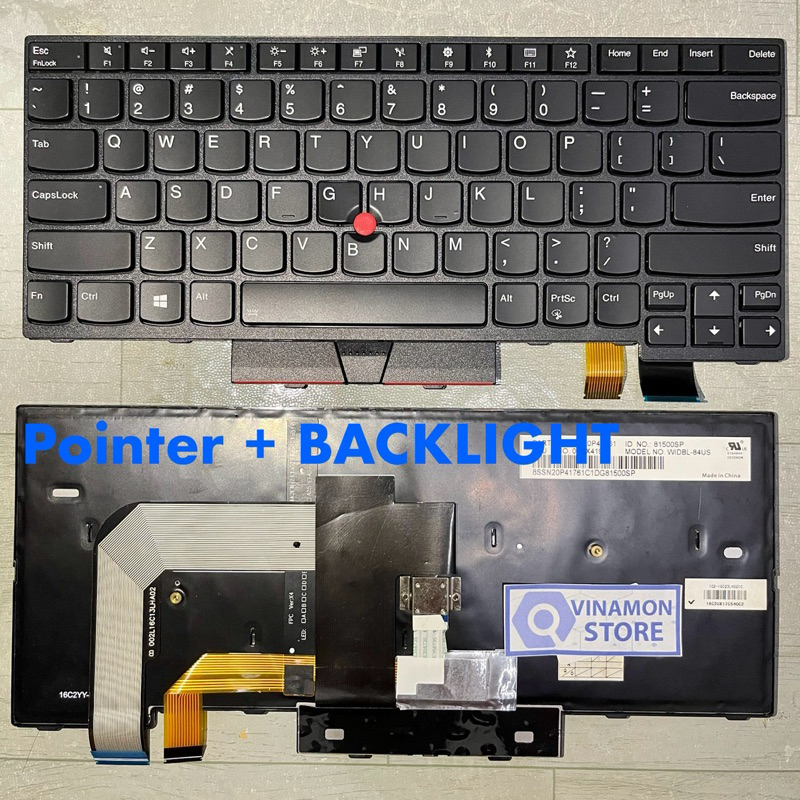 LENOVO THINKPAD T470 T480 A475 A485 US KEYBOARD - BACKLIT / NON BACKLIT ...