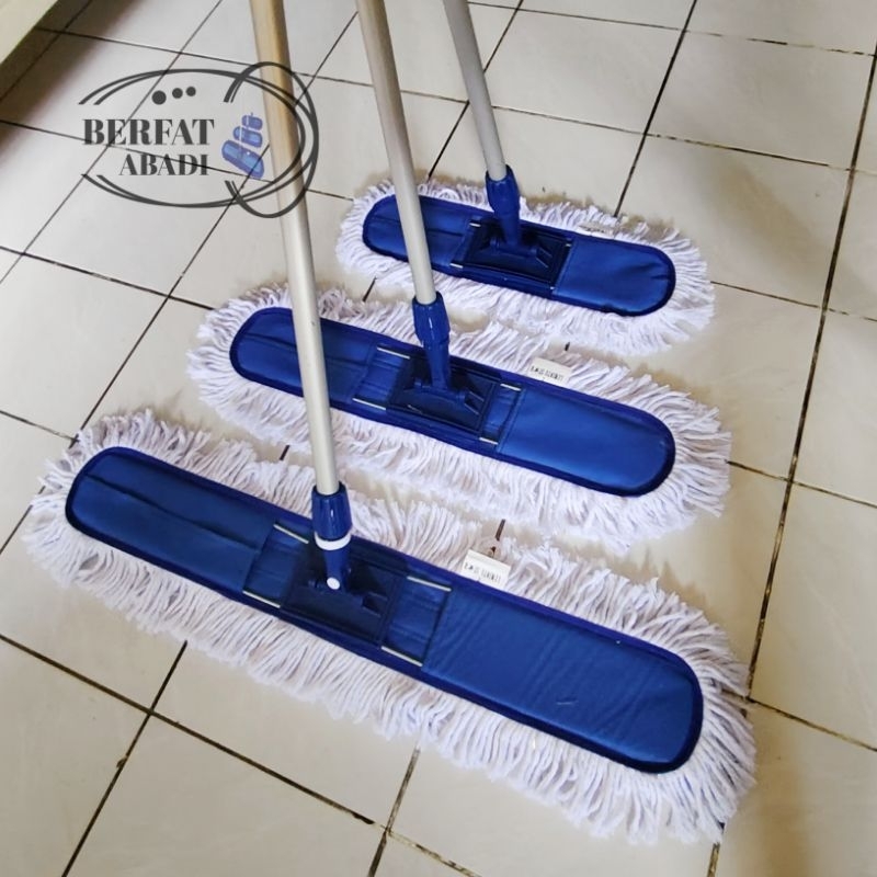 KATUN LOBBY DUSTER SET PREMIUM COTTON 80CM / DUST FLOOR MOP | Shopee ...