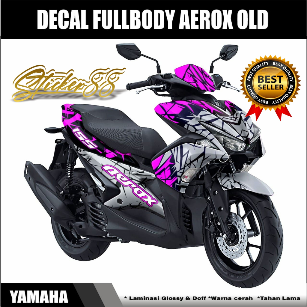 Yamaha AEROX 155 FULL BODY DECAL 2020 - 2022 COSTUM GRAPHIC EDITION ...
