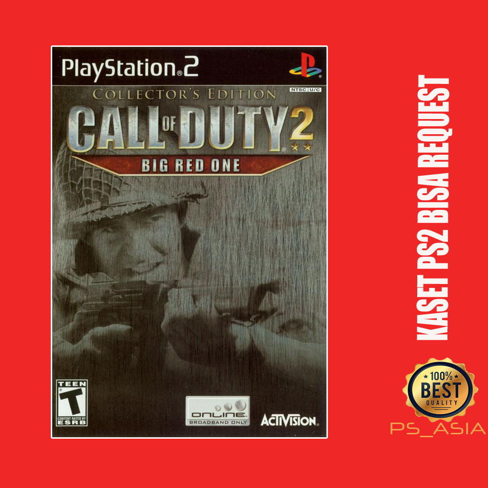 Ps2 Call of Duty 2 Cassette Big Red One (Collector s Edition) | Shopee ...