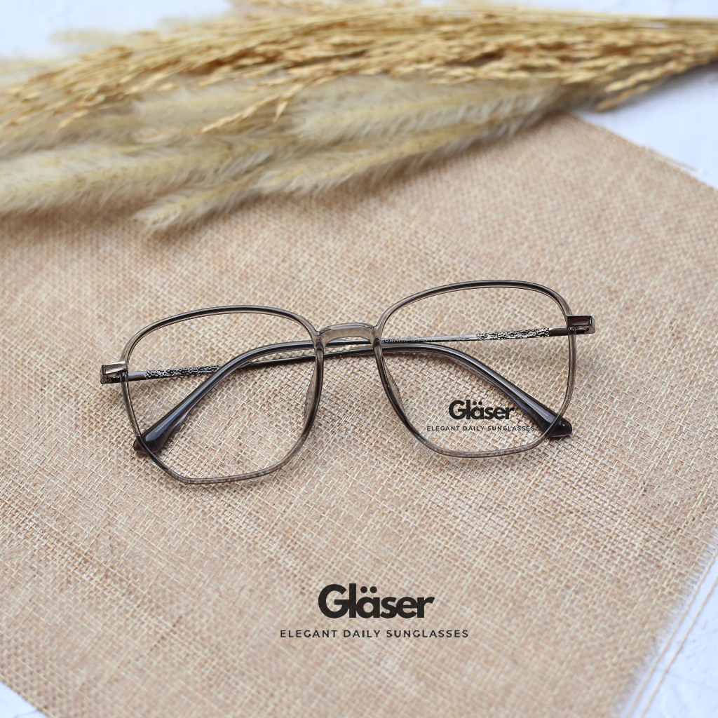 Gwena Glasses Frame - Minus Plus Cylinder (Free Box+Lap) | Shopee ...